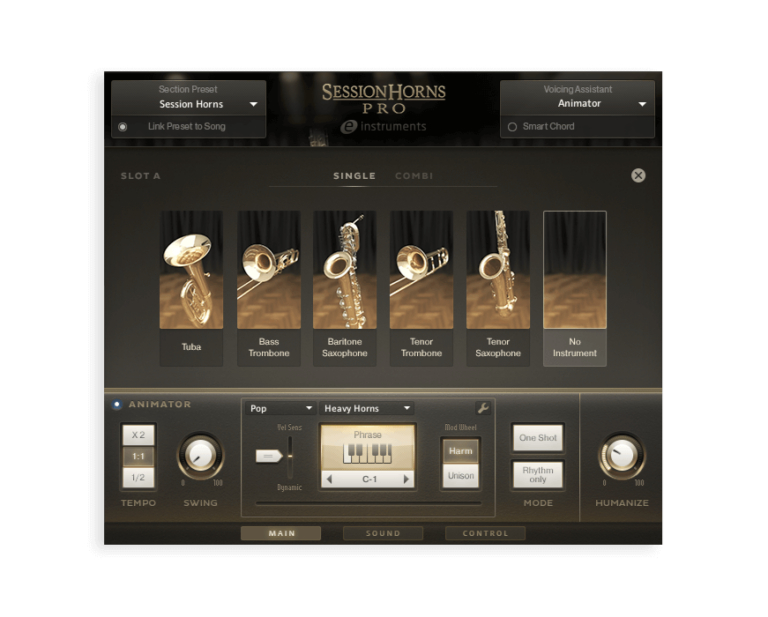 Session Horns Pro – e-instruments