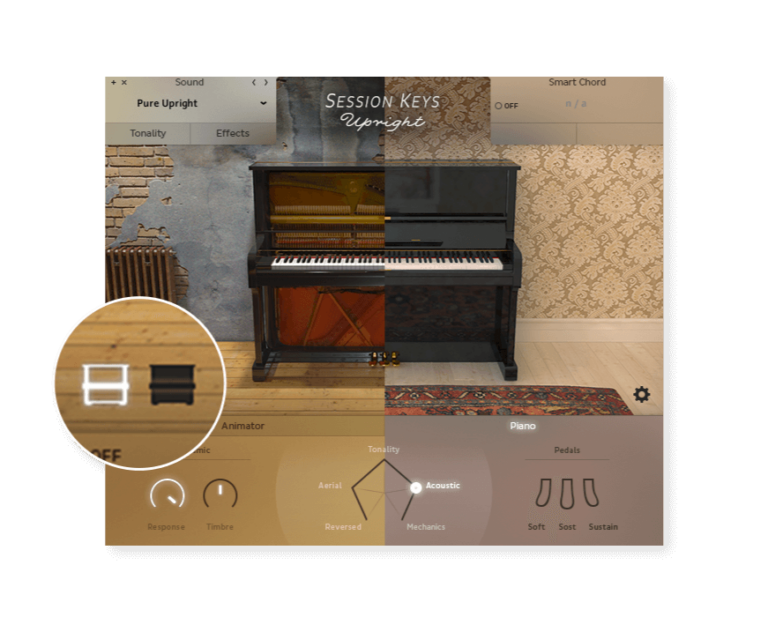 Session Keys Upright – e-instruments