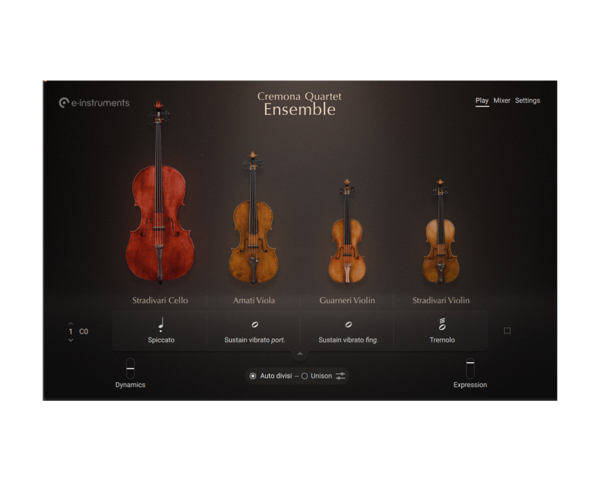 The Cremona Quartet Ensemble for Kontakt